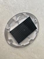China 118X100X11mm Plastic Solar Road Marker Light with Glow in the Dark Cat Eye Warning Light for Enhanced Road Safety for sale