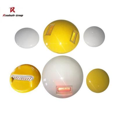 China Ceramic Road Stud with Double Common Reflector and 20tons+ Anti-corrosion for Highway Safety for sale