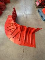 China 52cm Removable Reusable L-Shaped ABS Plastic Flood Barrier Water Baffle for sale