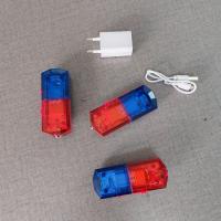 China ROADSAFE New with Charger Red and Blue Tactical Shoulder Clip Lights Traffic Safety Shoulder Light with Warning LED for sale