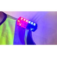 China ROADSAFE New with Charger Red and Blue Tactical Shoulder Clip Lights Traffic Safety Shoulder Light with Warning LED for sale