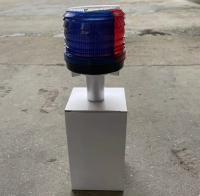 China ROADSAFE Solar Traffic Safety signal Warning Light 16.5cm Red Blue Double Color Flashing 6LED Cone Lights for Road Safety for sale