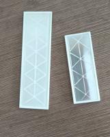 China ROADSAFE Reflector LOGO Customs 2 Sides Aluminum Road Stud High Quality Road Stone Safety Reflective Cat Eye with Pin for sale