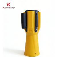 China 5m 3meters Traffic Safety Cone Road Belt Topper Warning Barrier Retractable Topper High quality White Red Yellow barrier Fence Tape for sale