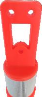 China Warning Spring Post 1070mm Orange Flexible Traffic Bollard Reflective Road 6.8kg Delineator Post for road construction diviner for sale