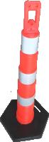 China Portable Delineator Post with Weighted Base and Reflective Film for Road Safety and Traffic Control for sale