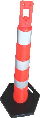 China Portable Delineator Post with Weighted Base and Reflective Film for Road Safety and Traffic Control for sale
