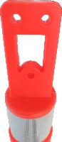 China Warning Spring Post 1070mm Orange Flexible Traffic Bollard Reflective Road 6.8kg Delineator Post for road construction diviner for sale