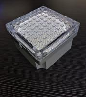 China Solar Road Stud LED Brick Plastic and ALuminum IP68 Waterproof High Load Bearing for Garden Park Pavement Outdoor Lighting for sale