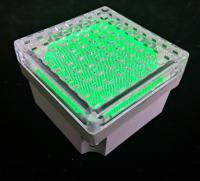China Solar Road Stud LED Brick Plastic and ALuminum IP68 Waterproof High Load Bearing for Garden Park Pavement Outdoor Lighting for sale