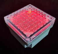 China Solar Road Stud LED Brick Plastic and ALuminum IP68 Waterproof High Load Bearing for Garden Park Pavement Outdoor Lighting for sale