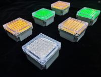China Aluminum Round Flashing LED Embedded Cat Eye Wireless Underground Driveway Marking Light Solar Road Stud for sale