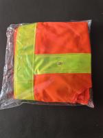 China Safety Reflective Jacket 12 LED Light-Up Safety Vest with Reflective Strips – Ideal for Workers, Rechargeable Battery Workers & Cyclists Vests for sale