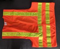 China Safety Reflective Jacket 12 LED Light-Up Safety Vest with Reflective Strips – Ideal for Workers, Rechargeable Battery Workers & Cyclists Vests for sale