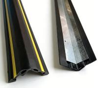 China Factory Price Rubber Corner Guard with Galvanized Steel Plate Parking Wall Protector 100x10x2cm for sale
