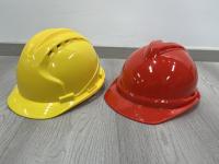China Factory Price High Visibility Safety Helmet Construction Hard Hat Industrial Protective Helmet Protective Custom Logo OEM for sale