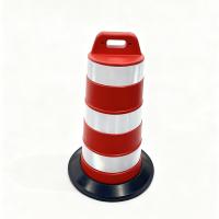 China FZT3 Barriers 900mm South American 6.9kgs Traffic Drum Barrels Crash Safety Traffic Barrel Road Orange Barrier Heavy Duty for sale