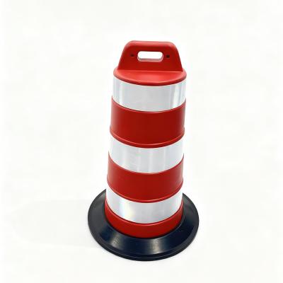 China FZT3 Barriers 900mm South American 6.9kgs Traffic Drum Barrels Crash Safety Traffic Barrel Road Orange Barrier Heavy Duty for sale