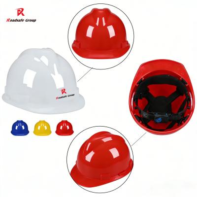 China Wholesale OEM Custom HDPE Safety Helmet with Adjustable Suspension and High Visibility Colors for Industrial & Construction for sale