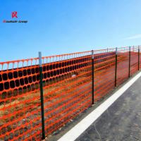 China Peru Market 100% Road HDPE Orange Red High-visibility Road Barrier Safety Fence Net for Traffic Control and Construction Zones for sale