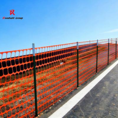 China Peru Market 100% Road HDPE Orange Red High-visibility Road Barrier Safety Fence Net for Traffic Control and Construction Zones for sale