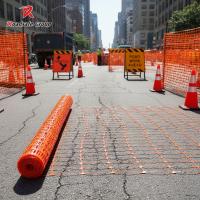 China 100% HDPE Orange Mesh Net Red High-visibility Road Barrier Safety Fence for Traffic Control and Road Construction Zones for sale