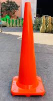 China Orange PVC Cones Custruction Flexible Reflective High Visibility 90CM 36