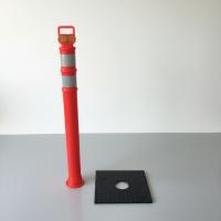 China Portable Delineator Post with Stable Base and Durable PE Material for Road Safety for sale