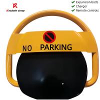 China Battery/Recharging Powered No Estacionar Smart Parking Customized with LOGO Lot Lock with Wireless Remote Control NO Parking locker for sale