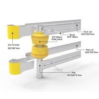 China Thailand Project Highway Guardrail Roller Anti-Collision Safety System crash Reflective Rolling Barrier for Vehicle Redirection for sale