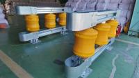 China Thailand Project Highway Guardrail Roller Anti-Collision Safety System crash Reflective Rolling Barrier for Vehicle Redirection for sale