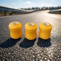 China Thailand Project Highway Guardrail Roller Anti-Collision Safety System crash Reflective Rolling Barrier for Vehicle Redirection for sale