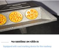China High-Durability Aluminum Road Stud Heavy-Duty Cast Aluminum Pavement Marker for sale