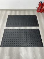 China Tactile Pavement PVC Adhesive Black Tactile Tiles 60 *120cm / Indicator Mat & Stud Paving For Blind Guidance Indicator for sale