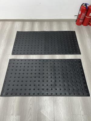 China Tactile Pavement PVC Adhesive Black Tactile Tiles 60 *120cm / Indicator Mat & Stud Paving For Blind Guidance Indicator for sale
