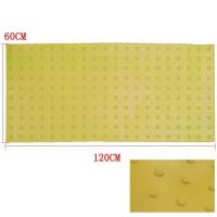 China Tactile Pavement PVC Adhesive Black Tactile Tiles 60 *120cm / Indicator Mat & Stud Paving For Blind Guidance Indicator for sale