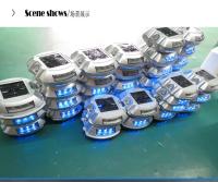 China Solar LED Road Stud Cat Eye Reflective Raised Road Signs Aluminum Waterproof IP68 High-Intensity Prismatic Traffic Guidance for sale