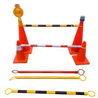 China Retractable Traffic Cone Bar Safety Cone Connecting Rod for Parking Lot for sale