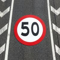 China Ground  Directional Signage Highway Traffic Labels Custom-sized Patterned Road Markings Thermoplastic Pavement Road Marking Tape for sale