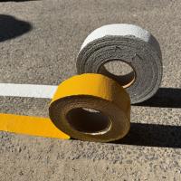 China Aluminum Foil Base Self-Adhesive Markers Sidewalk Pedestrian Thermoplastic Road Line Marking Tape Reflective Pavement Tapes for sale