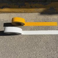 China Aluminum Foil Base Self-Adhesive Markers Sidewalk Pedestrian Thermoplastic Road Line Marking Tape Reflective Pavement Tapes for sale