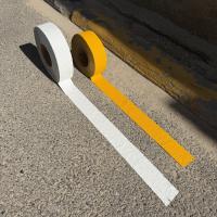 China Aluminum Foil Base Self-Adhesive Markers Sidewalk Pedestrian Thermoplastic Road Line Marking Tape Reflective Pavement Tapes for sale
