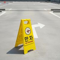 China Durable Roadside Safety Guidance Traffic Caution wet Floor Custom LOGO Sign Road Safety Sign board 60X29CM Reflective Barrier for No Parking Warning for sale