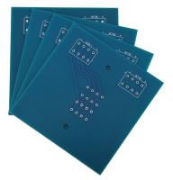 China TG135 FR4 Double Sided PCB Blue Quick Turn Printed Circuit Board for sale