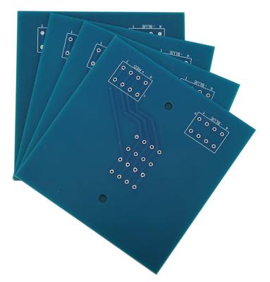 China TG135 FR4 Double Sided PCB Blue Quick Turn Printed Circuit Board for sale