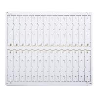China ISO9001 FR4 White Printed Circuit Board With LF HASL PCB Surface for sale