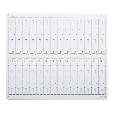 China ISO9001 FR4 White Printed Circuit Board With LF HASL PCB Surface for sale