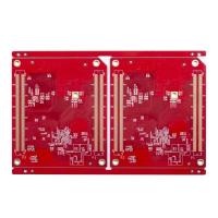 China 1.6mm Multilayer Printed Circuit Board Electronic FR4 Red PCB for sale