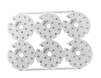 China Led Lighting Aluminum Single PCB Board 1.6mm White Solder Mask 3KV for sale