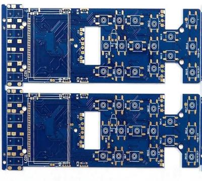 China Prototype Quick Turn PCB Boards 1.6mm Blue Solder Resist FR4 TG170 for sale